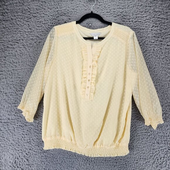 Christopher & Banks | Tops | Christopher Banks Top Womens Large Light ...